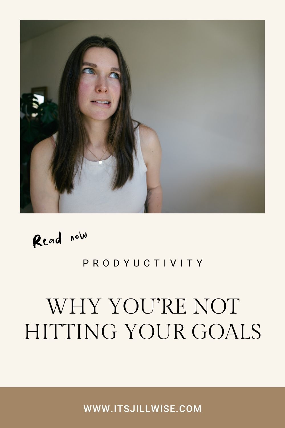Why you're not achieving goals